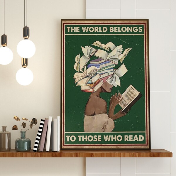 Reading Poster - Etsy