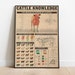 Cattle Knowledge, Breeds of Cattle Poster, Vintage Cattle Wall Art ...