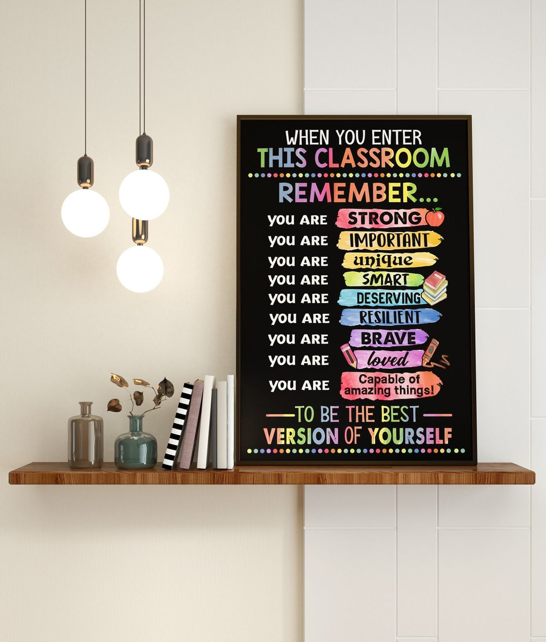 Classroom Poster Quotes, When You Enter This Classroom, Education ...