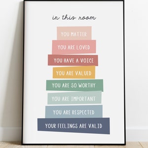 Classroom Poster Quotes, in This Room Poster, Education Learning ...