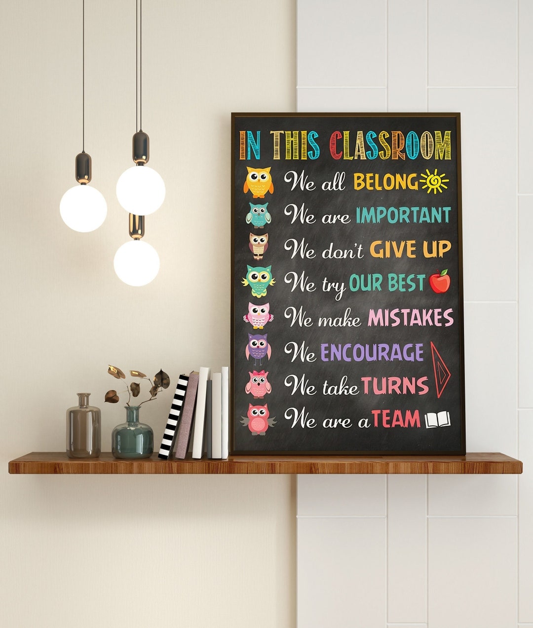 Classroom Poster Quotes in This Classroom Poster Education - Etsy