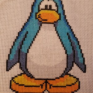 Club Penguin Cross Stitch Pattern - Etsy