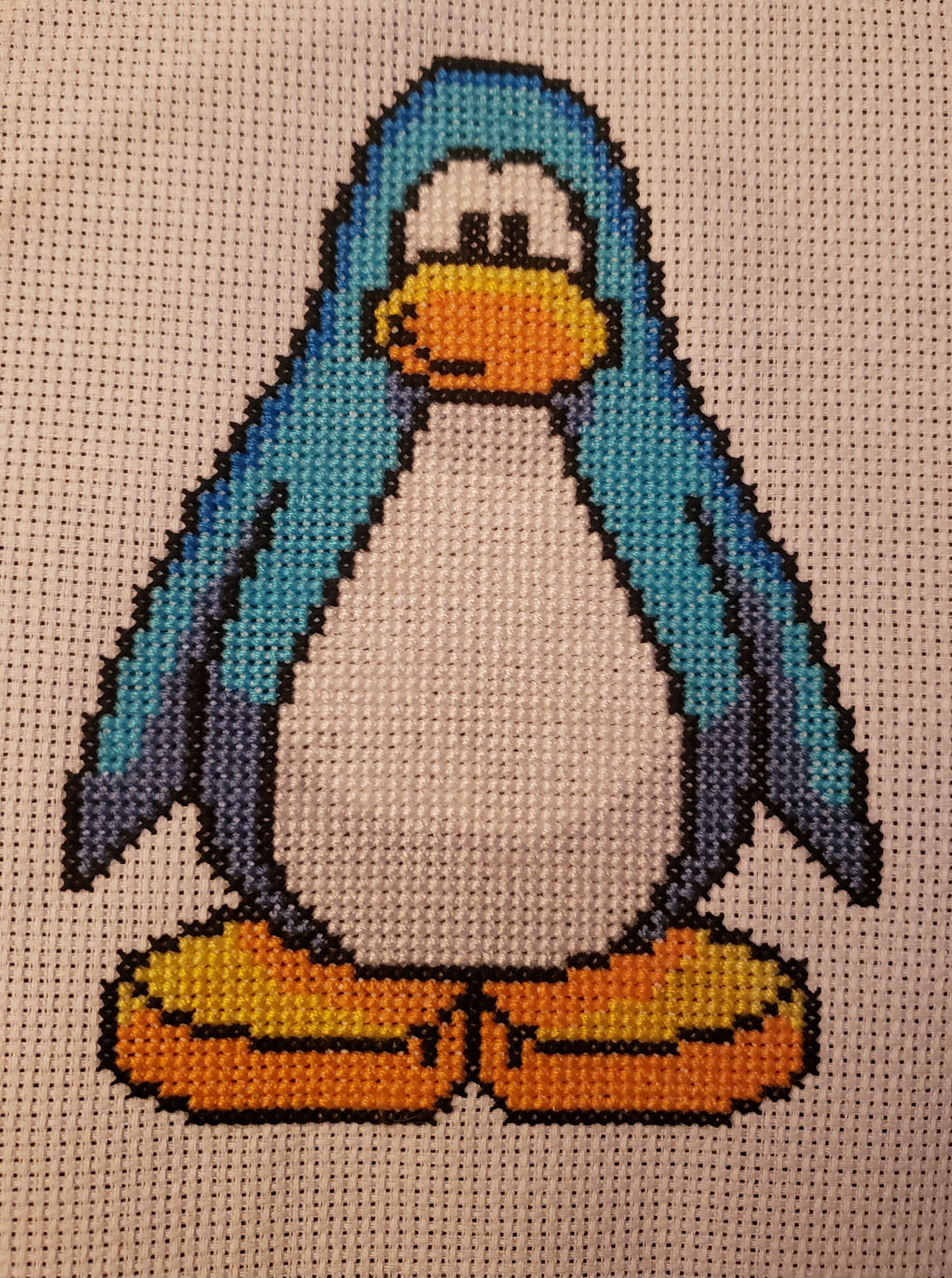 Club Penguin Cross Stitch Pattern - Etsy