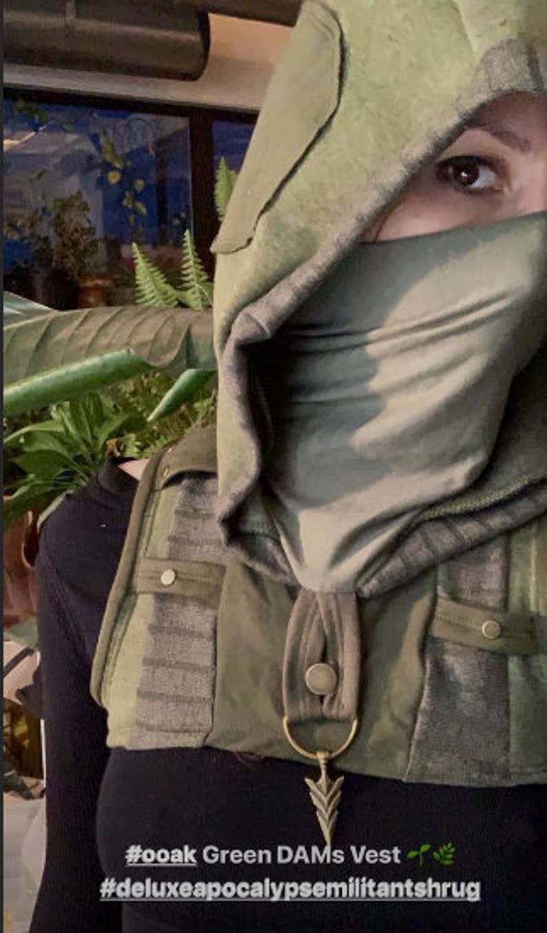 Dams VEST Deluxe Apocalypse Militant Shrug One of a Kind | Etsy