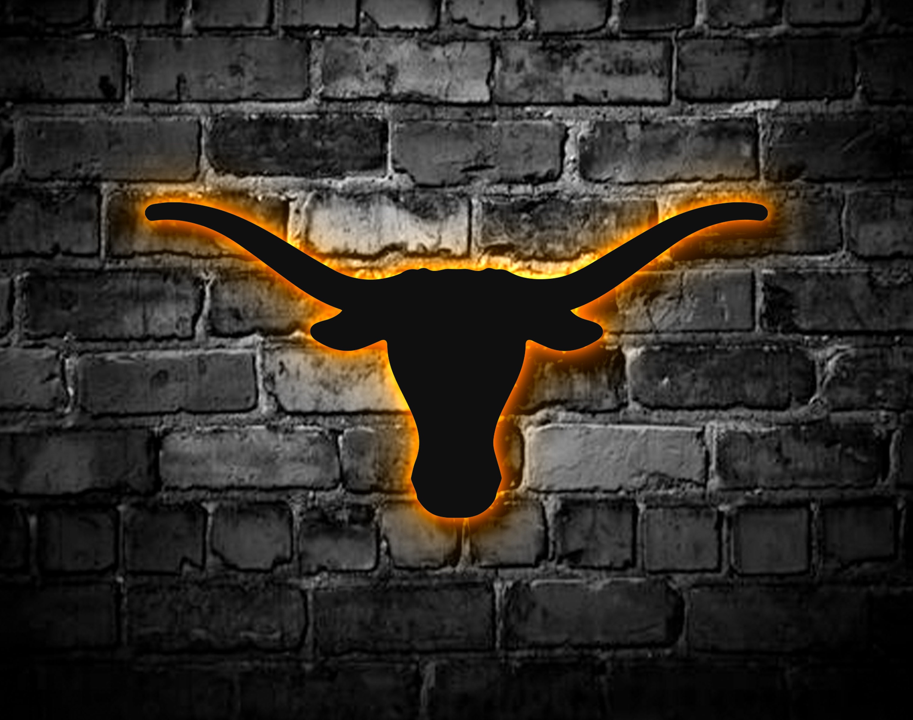 Led Neon Longhorn Wall - Etsy