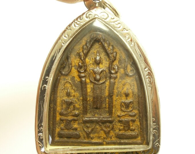 LP Boon Lord Buddha With 2 Disciples Back Yant Love Attraction Harmony ...
