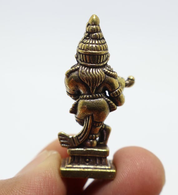 Krishna Mini Amulet: Hindu God Figurine, Lucky Charm … - Gem