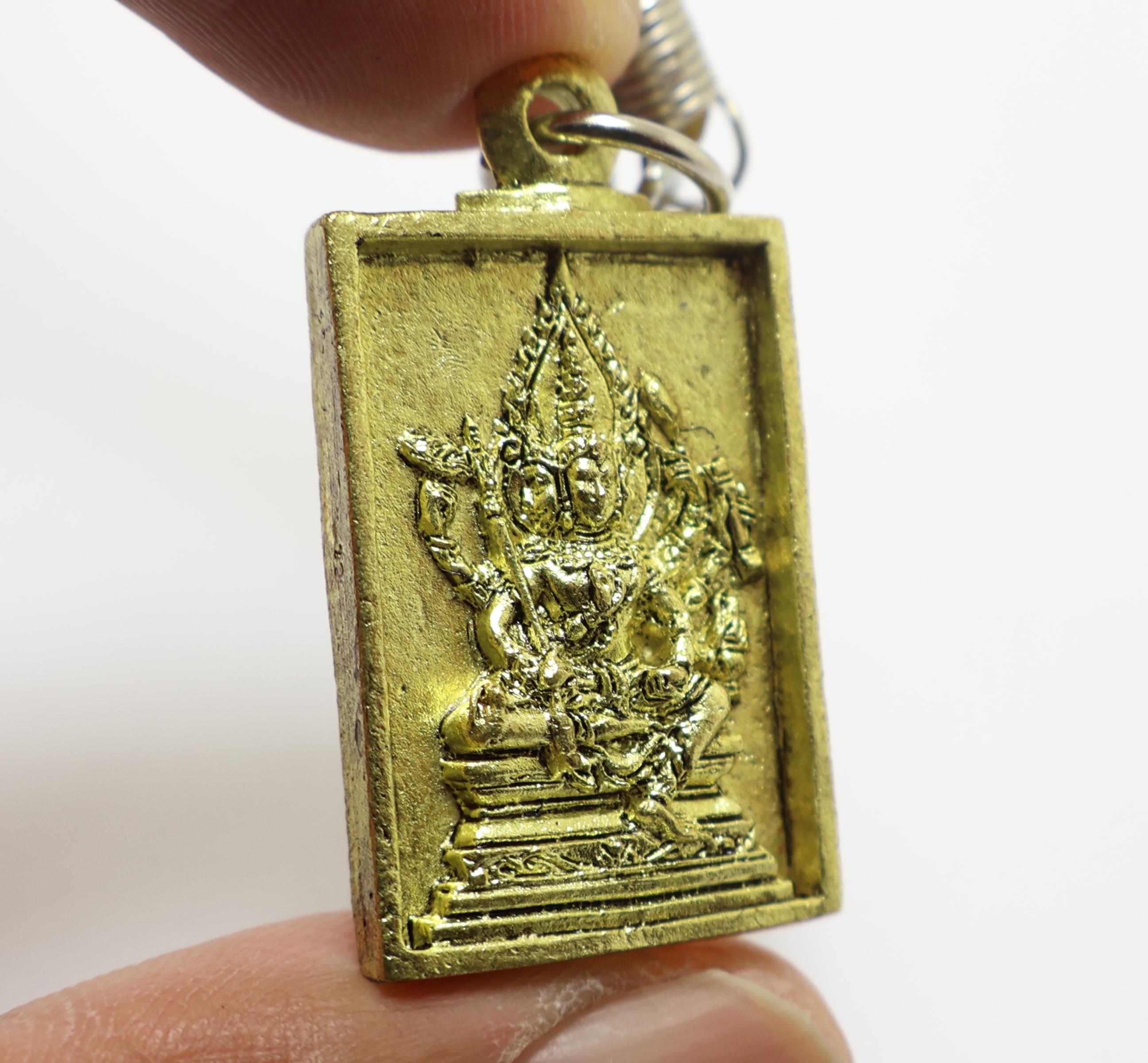 LP Ruay Phra Phrom Amulet: Wat Tako Temple Lord Brahma Yant Charm - Etsy