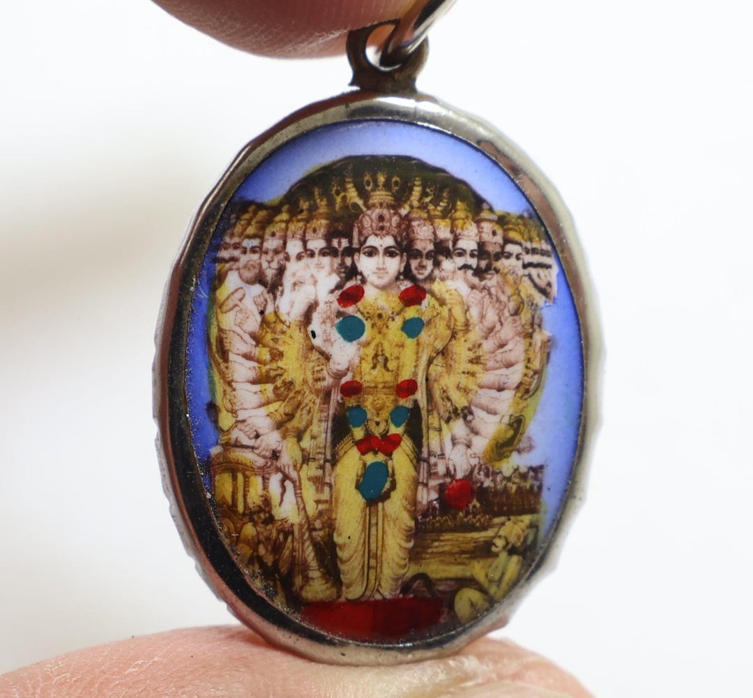 Vishvarupa Universal Form Lord Vishnu Krishna Hindu Amulet Om Fujii ...