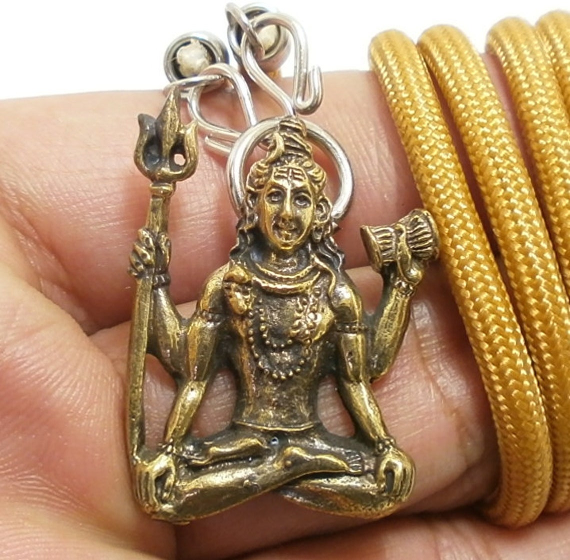 Lord Shiva Mahadev Pendant Necklace Mahadeva Great God Hindu | Etsy