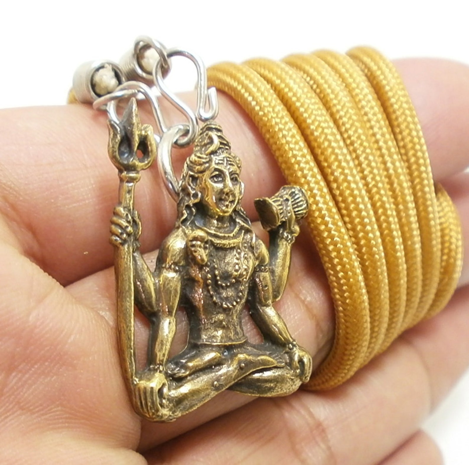 Lord Shiva Mahadev Pendant Necklace Mahadeva Great God Hindu - Etsy