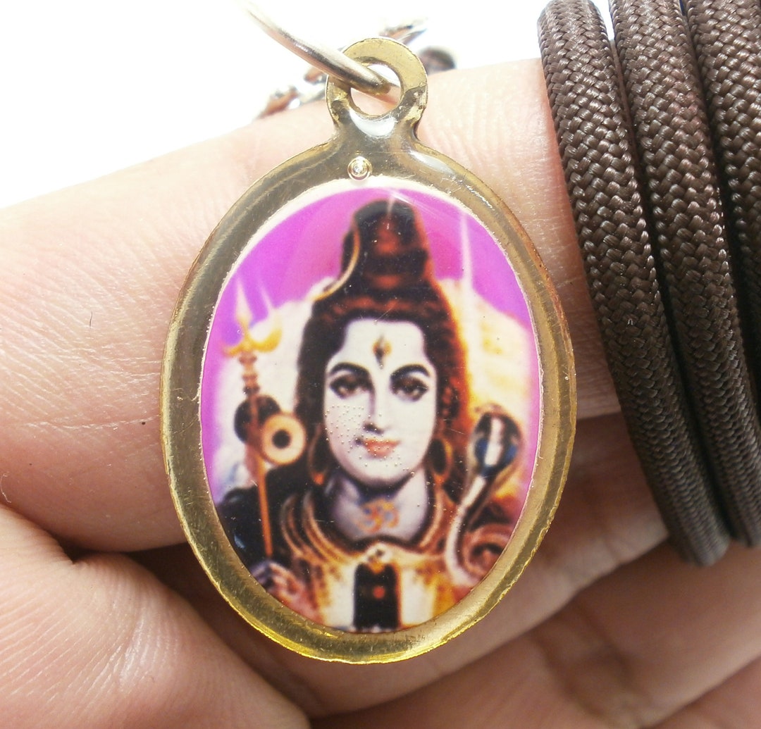 Lord Shiva Pendant Necklace: Hindu God Amulet, Strong Protection Fujii ...