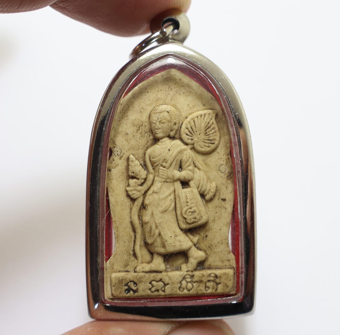 LP Kuay Phra Sivalee Amulet: Thai Yant Pendant for Wealth & Luck - Etsy
