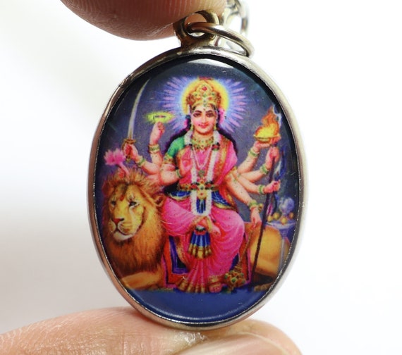 Durga Uma Devi Parvati Hindu Goddess of Wars real ble… - Gem