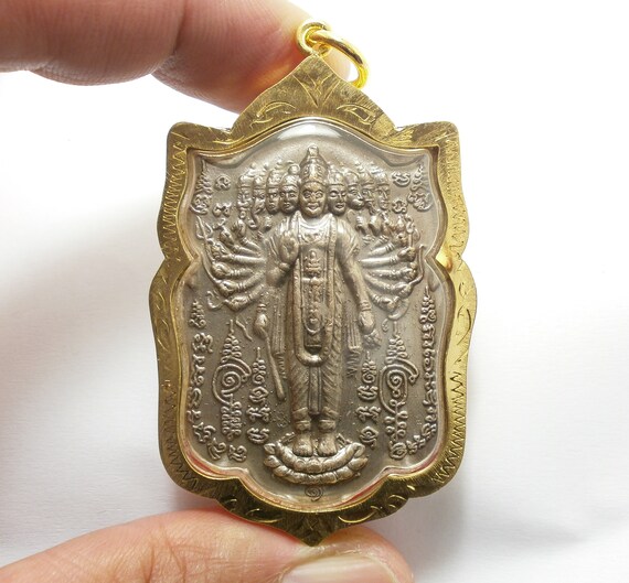 Vishvarupa Universal Form of Lord Vishnu Hindu Amulet Rare - Etsy