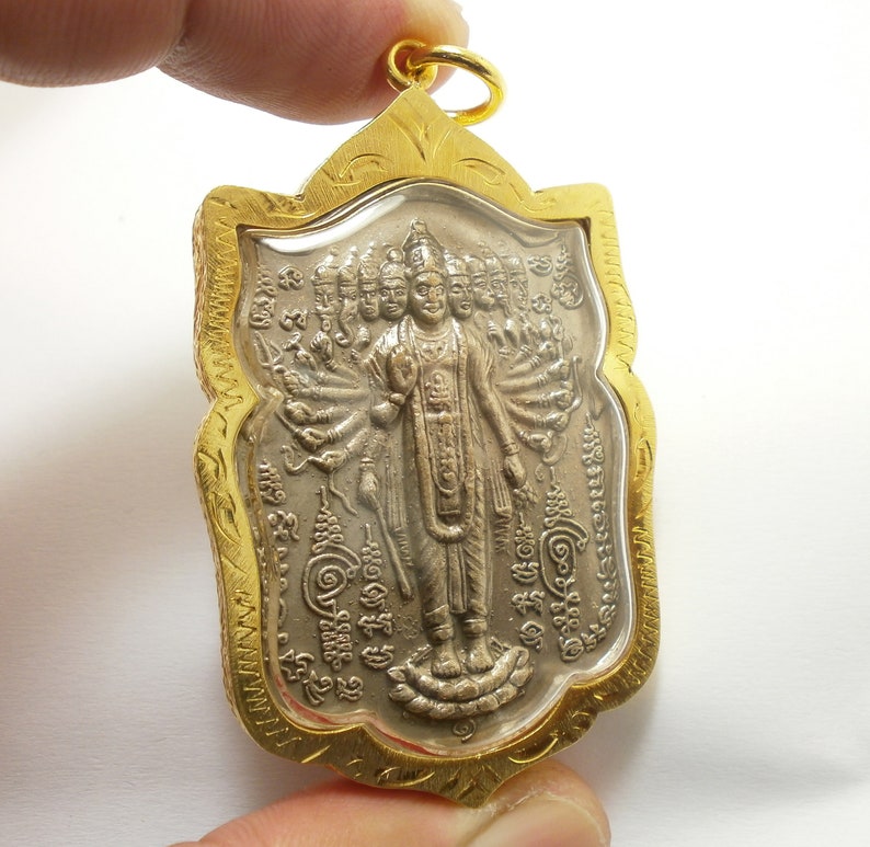 Vishvarupa Universal Form of Lord Vishnu Hindu Amulet Rare - Etsy