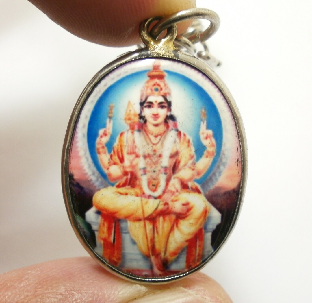 Lord Murugan Amulet Pendant Muruga Kartikeya Skanda God of War Locket ...