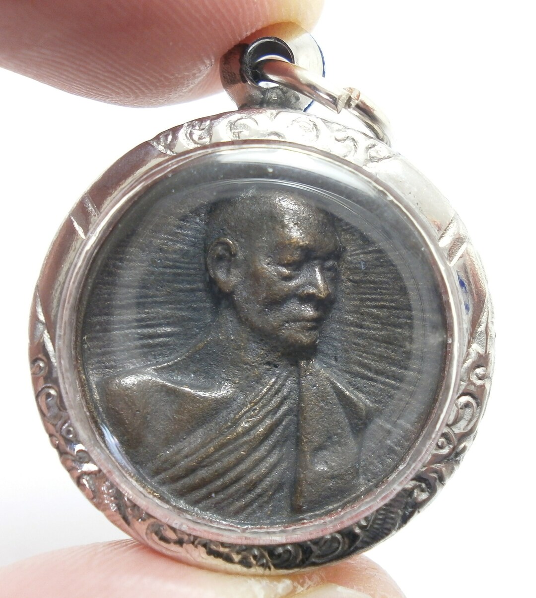 LP Pae Yantra Coin Pendant: Wat Pikulthong Thai Amulet - Etsy