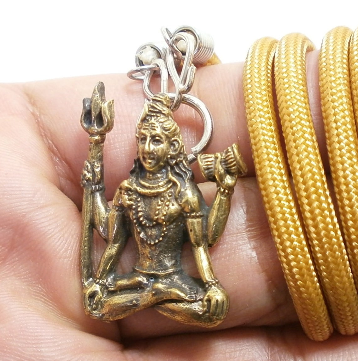 Lord Shiva Mahadev Pendant Necklace Mahadeva Great God Hindu | Etsy