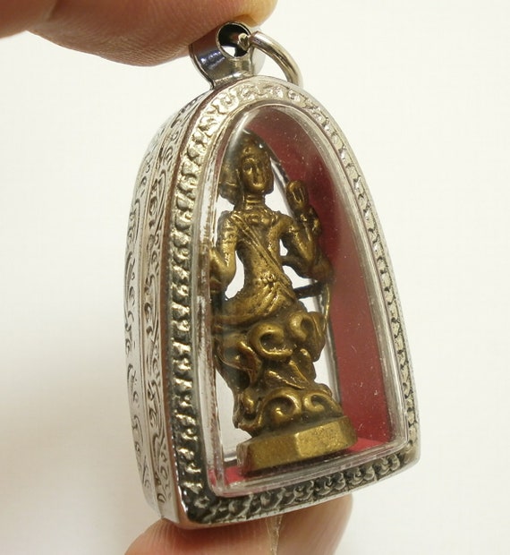 Phra Phrom lord Brahma Trimurti hindu Hinduism locket… - Gem