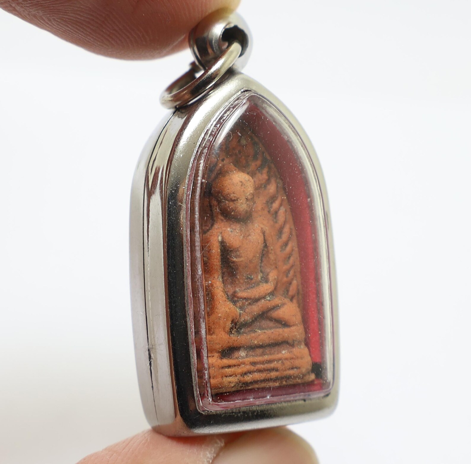 Red Phra Rod Buddha Amulet: Thai Blessing Pendant, 1930s - Etsy
