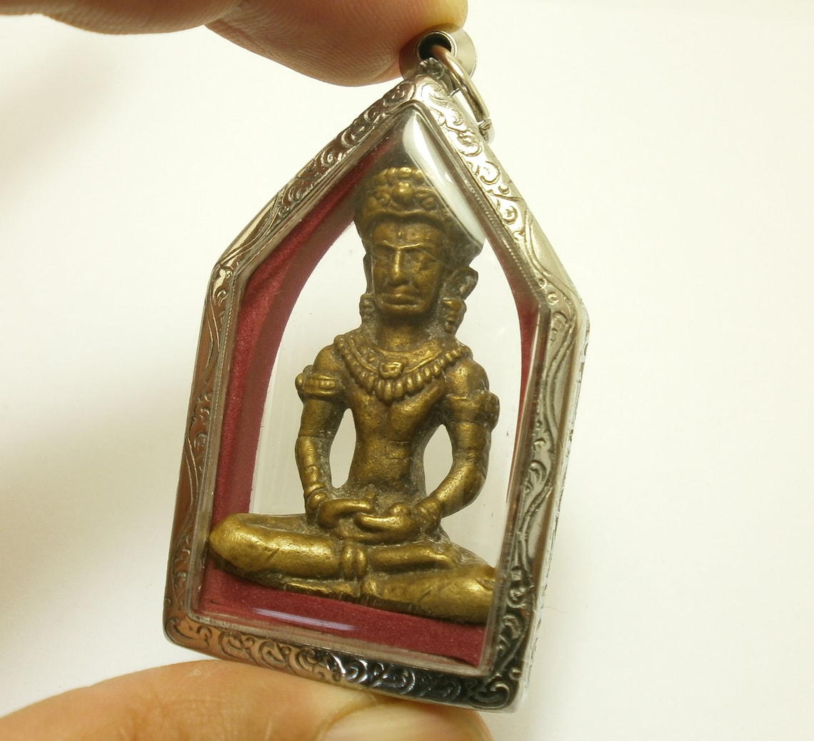 Cambodia Khmer Buddha Amulet Pendant Locket Super Rare Antique - Etsy