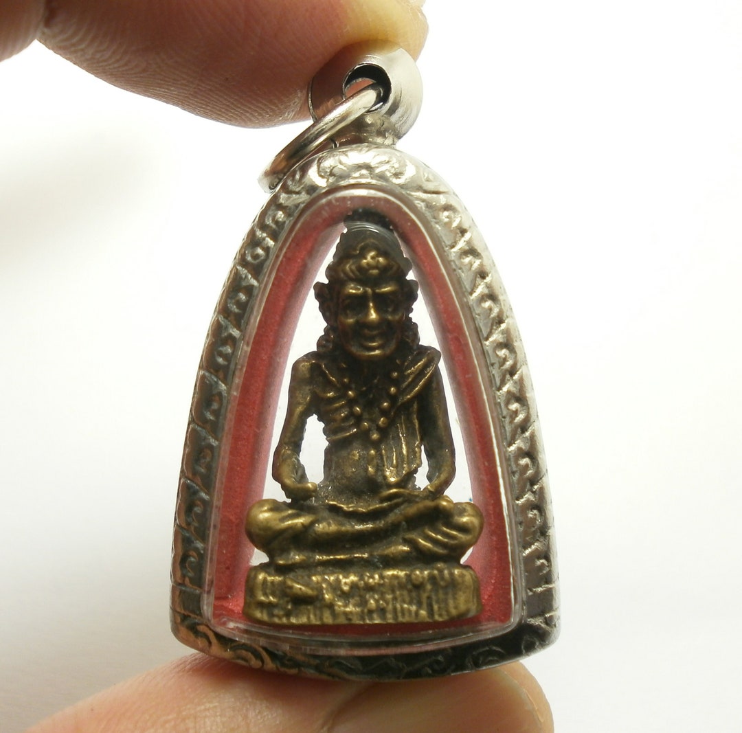 Hermit Lersi Amulet: Thai Magic Pendant, Success & Obstacle Remover - Etsy