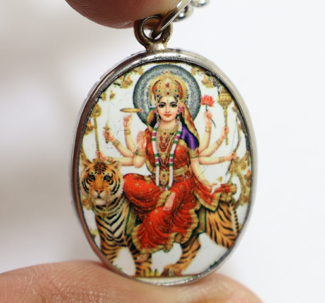 Durga Uma Devi Parvati Hindu Goddess of Wars Real Blessed Mahadevi ...