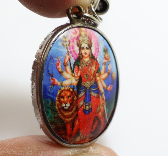 Durga Uma Devi Parvati Hindu Goddess of Wars real ble… - Gem