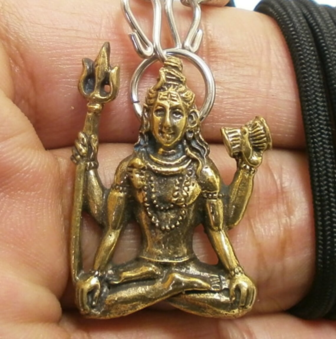 Lord Shiva Mahadev Pendant Necklace Mahadeva Great God Hindu | Etsy