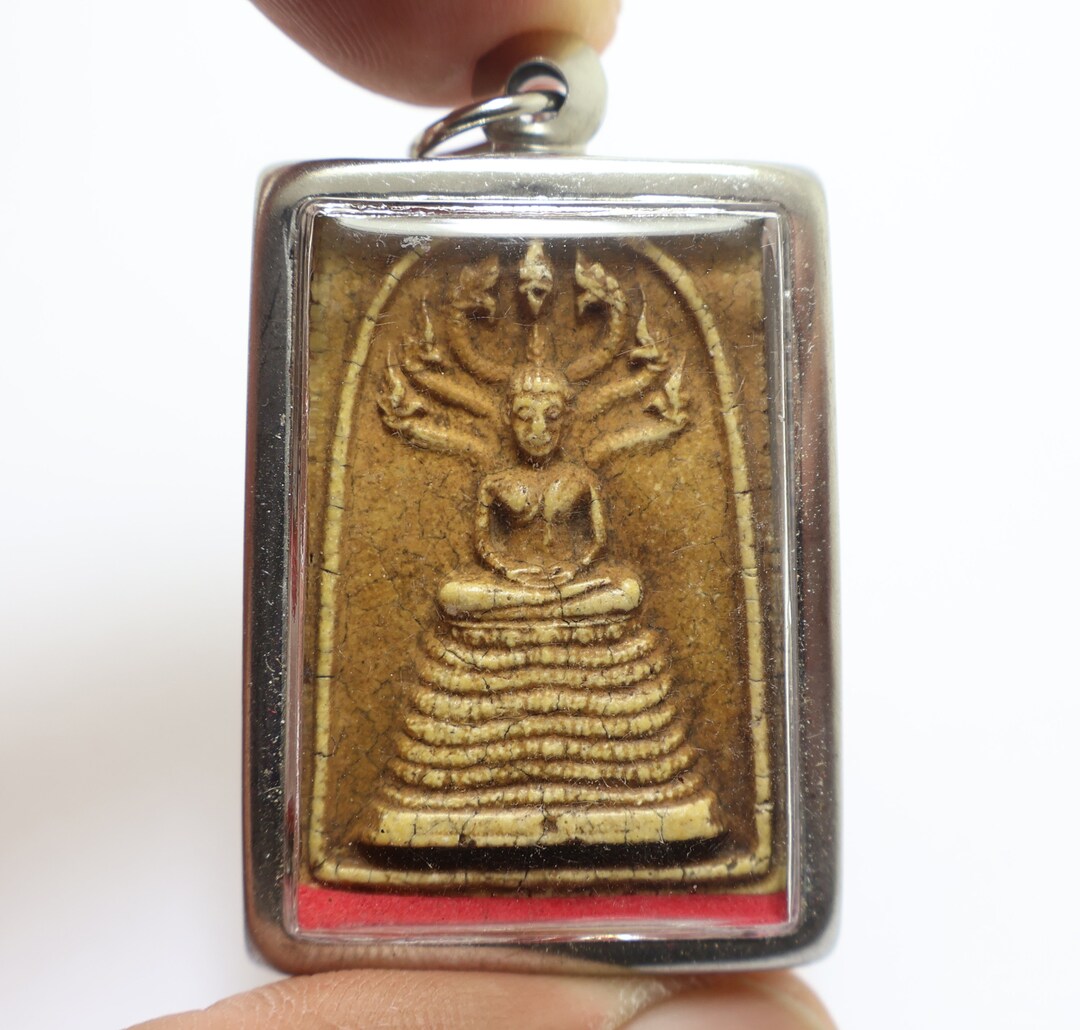 Phra Somdej Nakprok Buddha Amulet: Jaokhun nor Blessed Thai Naga ...