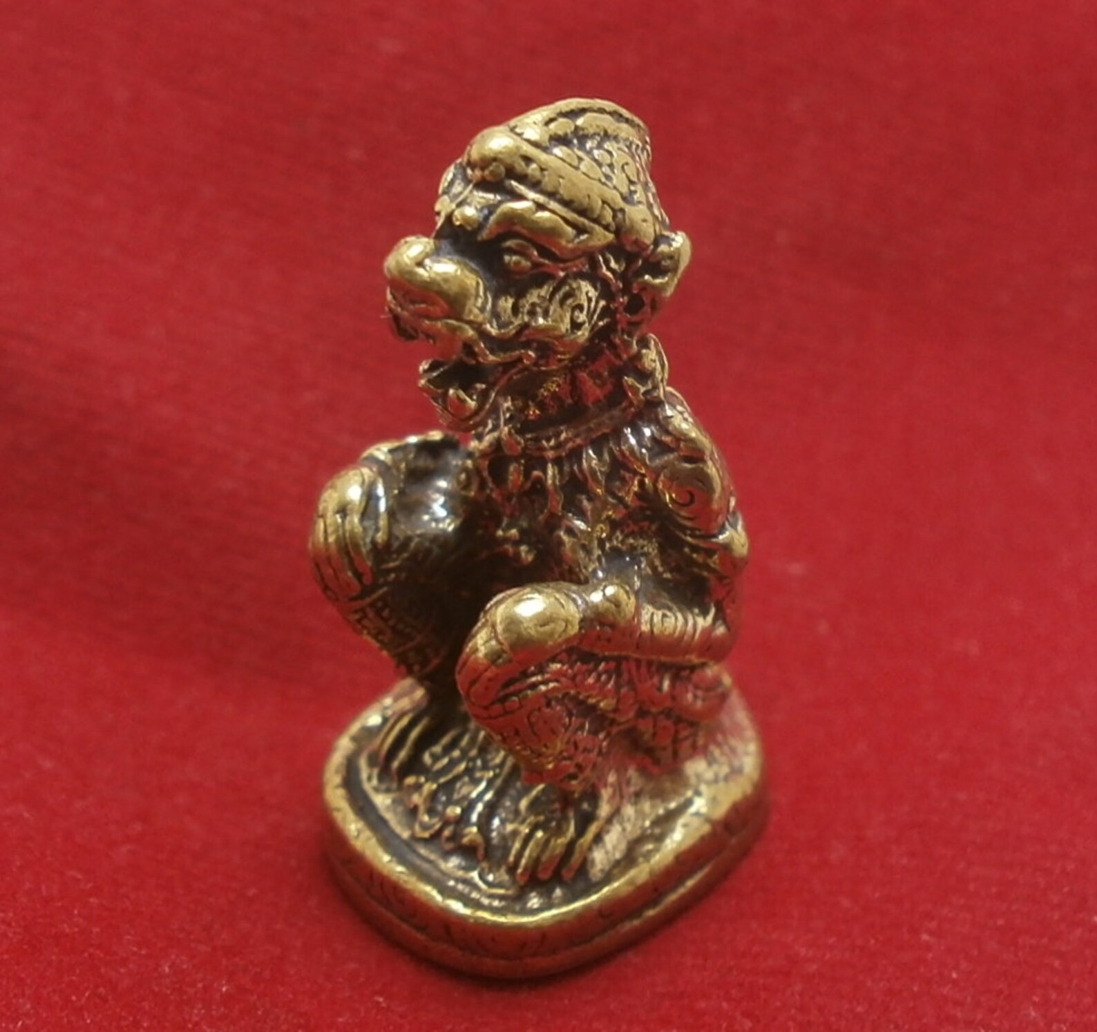 Thai Miniature Mini Amulet Lord Hanuman Monkey King Muaythai | Etsy