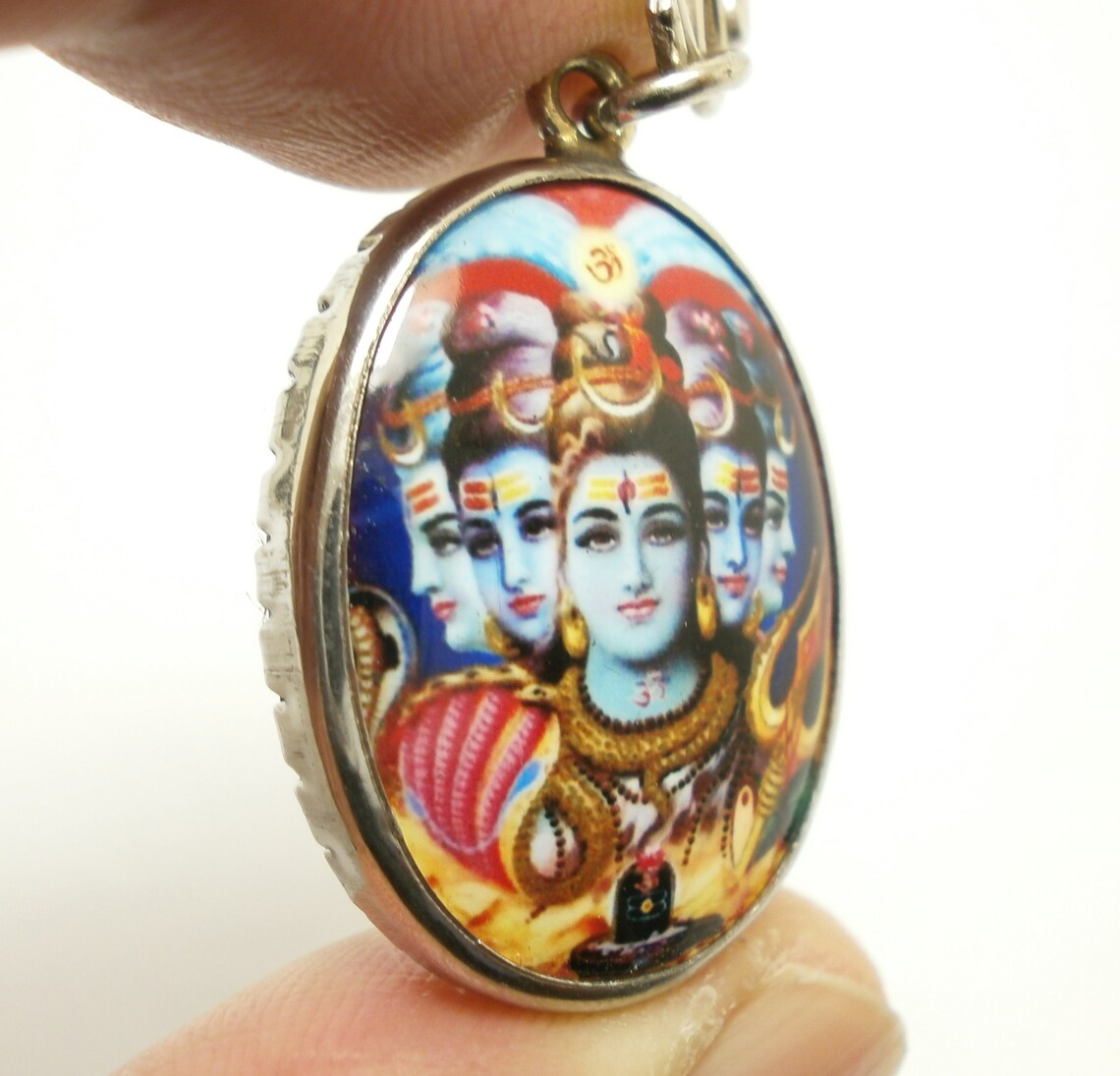 Lord Shiva Sadashiva 5 Faces Panchana Mahadev Bless 1980s - Etsy