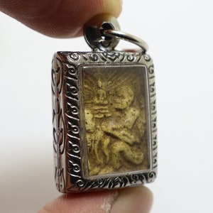 Phra Somdej Toh Wat Rakang Small Batch (10) Bless 1962 Back Image of ...