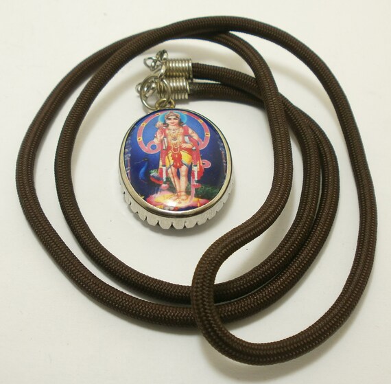 Lord Murugan amulet pendant Muruga Kartikeya Skanda G… - Gem