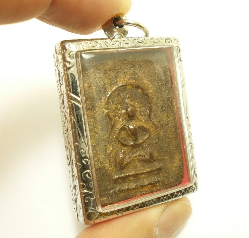 LP Boon Blessed Lord Buddha Samadhi Thai Antique Healing - Etsy