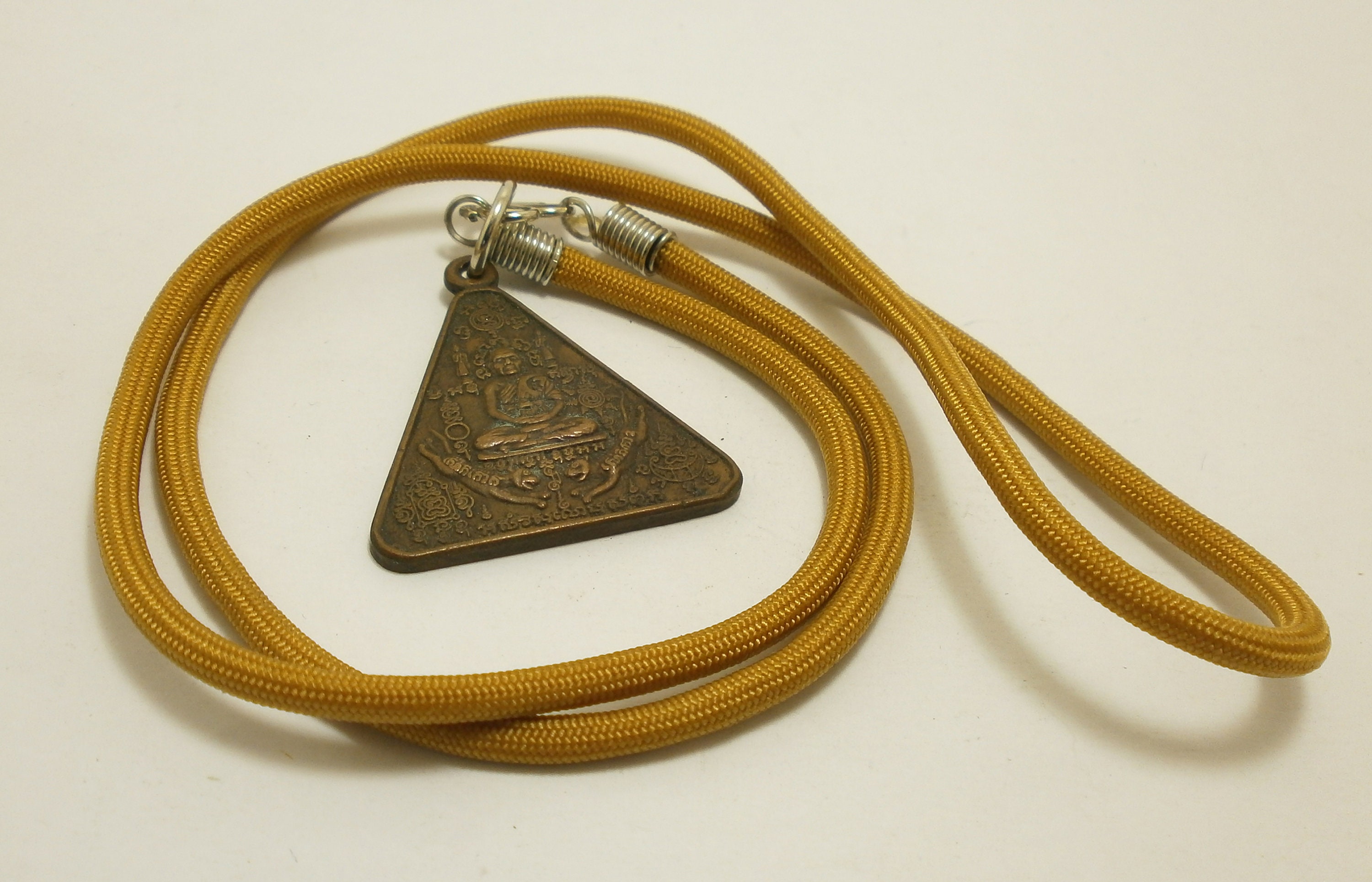 Phra LP Kong Triangle Amulet: Magic Tiger Yant, Life Protection - Etsy