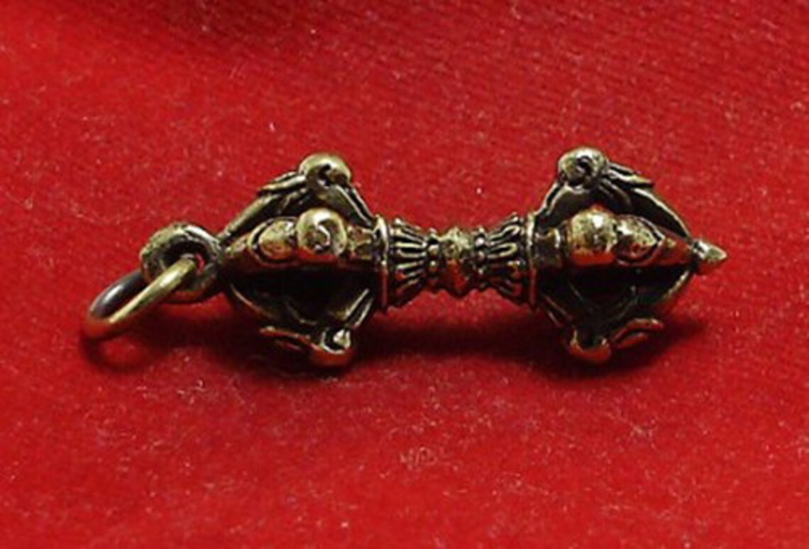 Dorje vajra ax vajrayana Tibet magic Tibetan pendant brass | Etsy