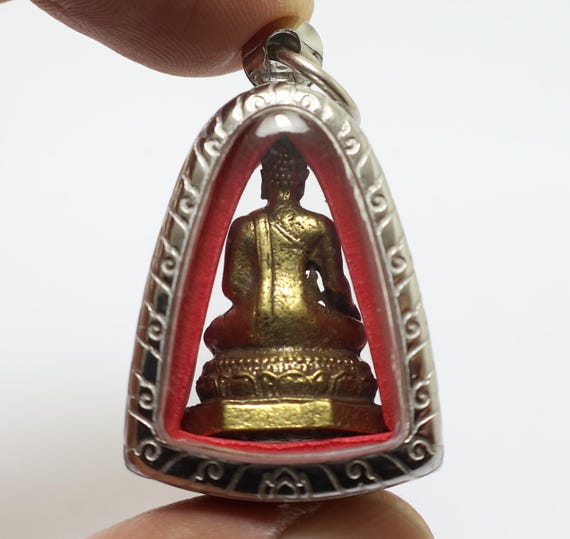 Lord Buddha amulet blessed in 1984 real blessing magi… - Gem