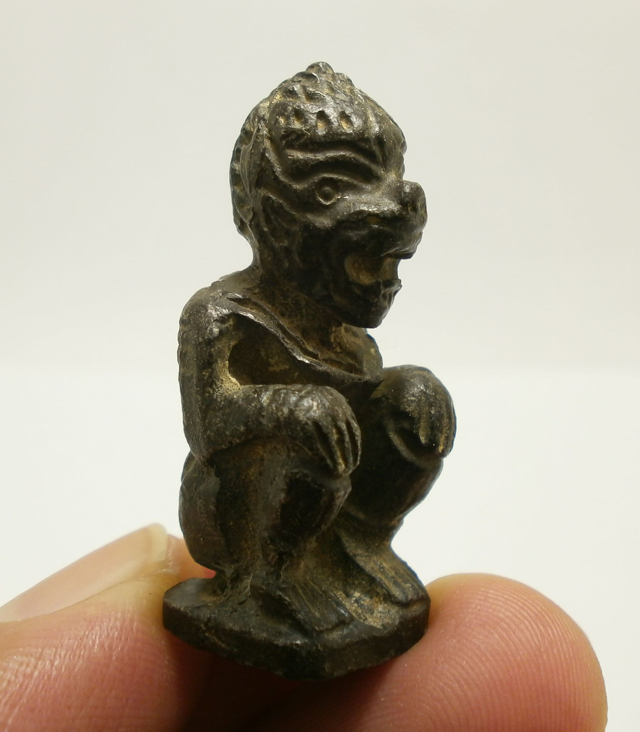 Lord Hanuman Mini Statue Figurine LP Soon 1930s Antique Thai | Etsy