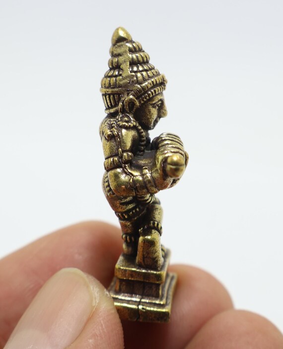 Krishna Mini Amulet: Hindu God Figurine, Lucky Charm … - Gem