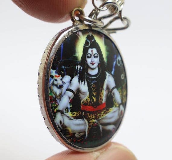 Lord Shiva Big Pendant: Hindu God Amulet Om Necklace,… - Gem