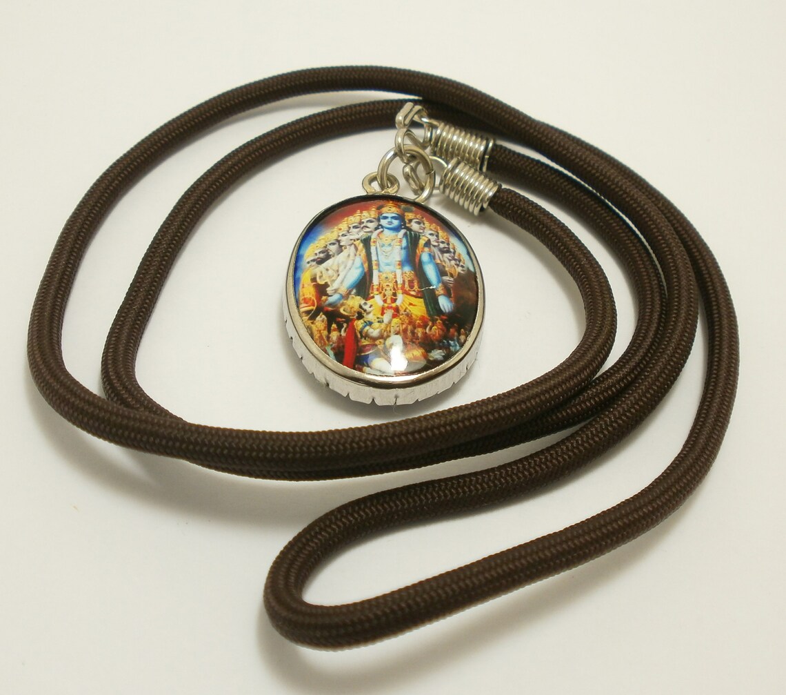 Vishvarupa Universal Form of Lord Vishnu Hindu Amulet Om - Etsy