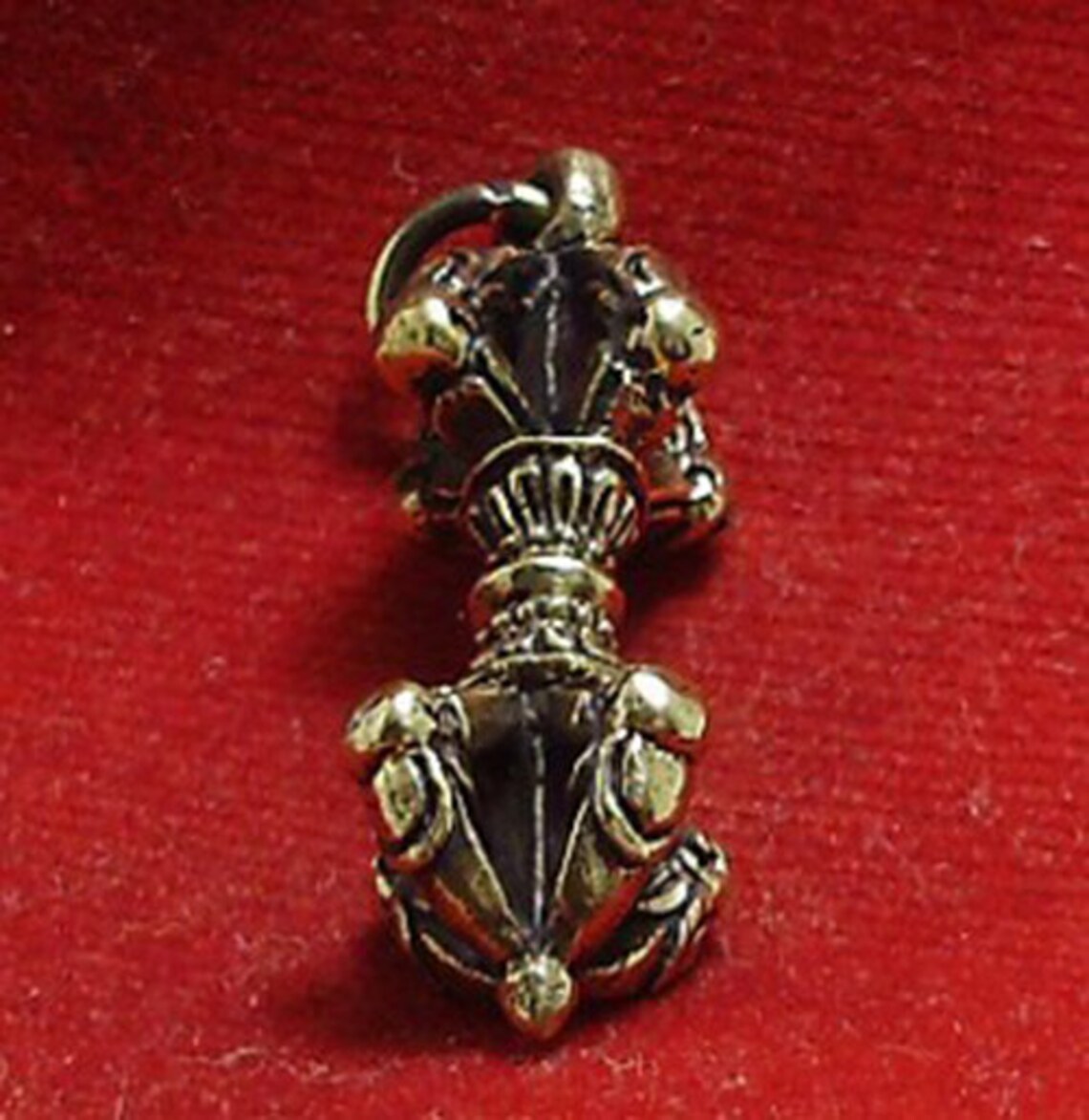 Dorje vajra ax vajrayana Tibet magic Tibetan pendant brass | Etsy