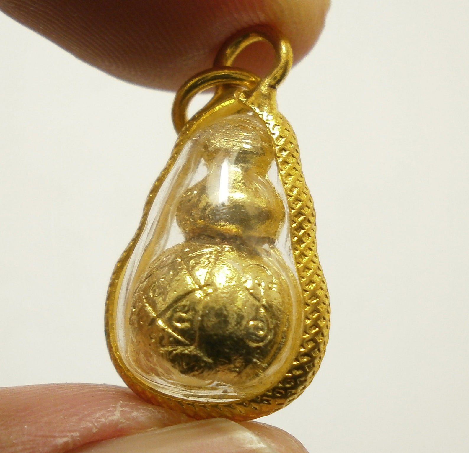 Magic Gourd Calabash Chinese Metal Amulet Blessed for Gamble - Etsy