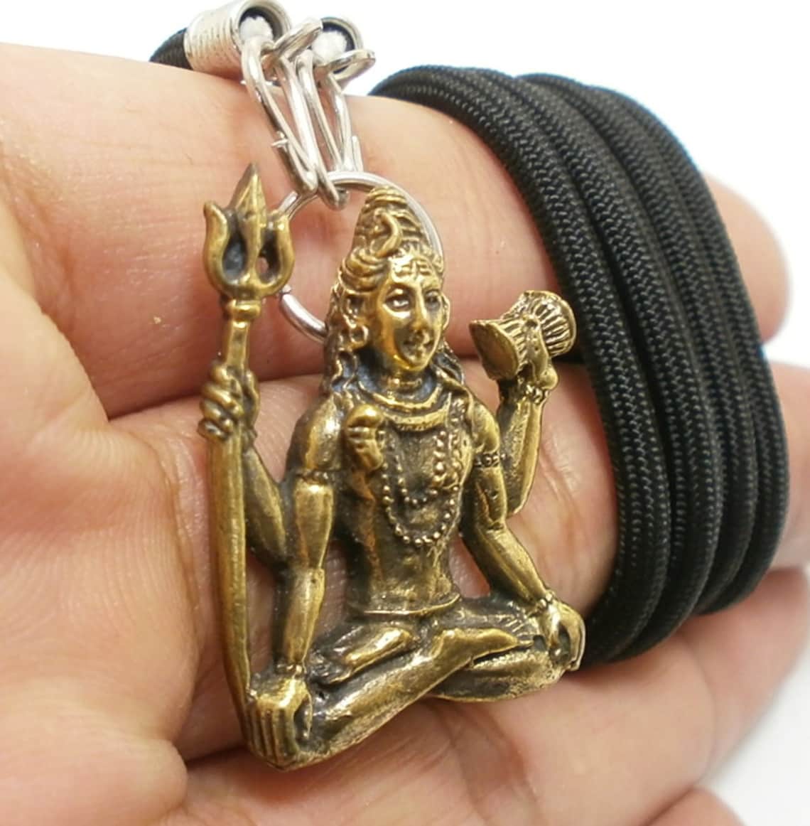 Lord Shiva Mahadev Pendant Necklace Mahadeva Great God Hindu | Etsy