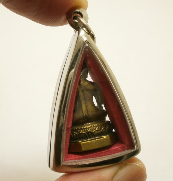 Lord Buddha amulet blessed in 1984 real blessing magi… - Gem