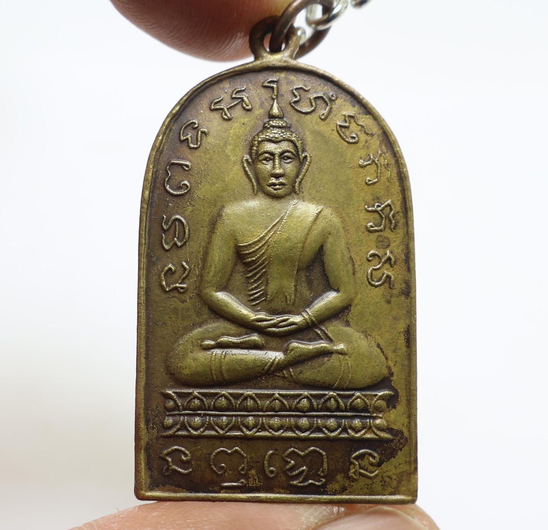 LP Heng Buddha Amulet: Thai Magic Pendant, Success & Peaceful Life - Etsy