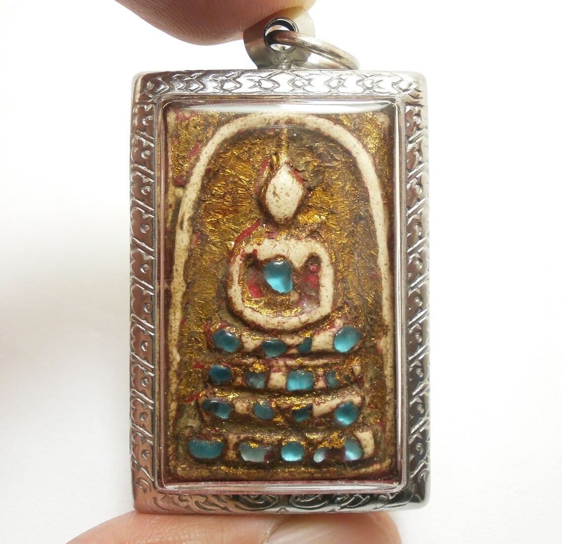 Phra Somdej Blue Stone Wat Rakang Temple Blessed 1967 Back - Etsy