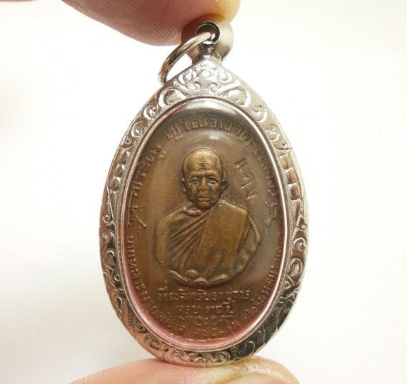 Phra LP Dang blessed in 1970 2513 BE. JorPorRor13 bat… - Gem